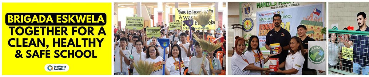 EcoWaste Coalition Helps Out in MHS Brigada Eskwela, Pushes for Zero ...